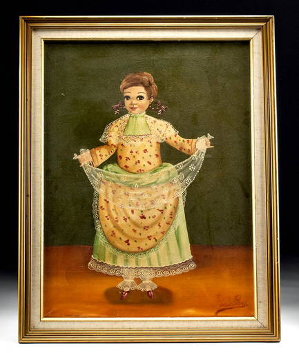Signed Framed Agapito Labios Painting, 1940s - Oct 15, 2020 | Artemis ...