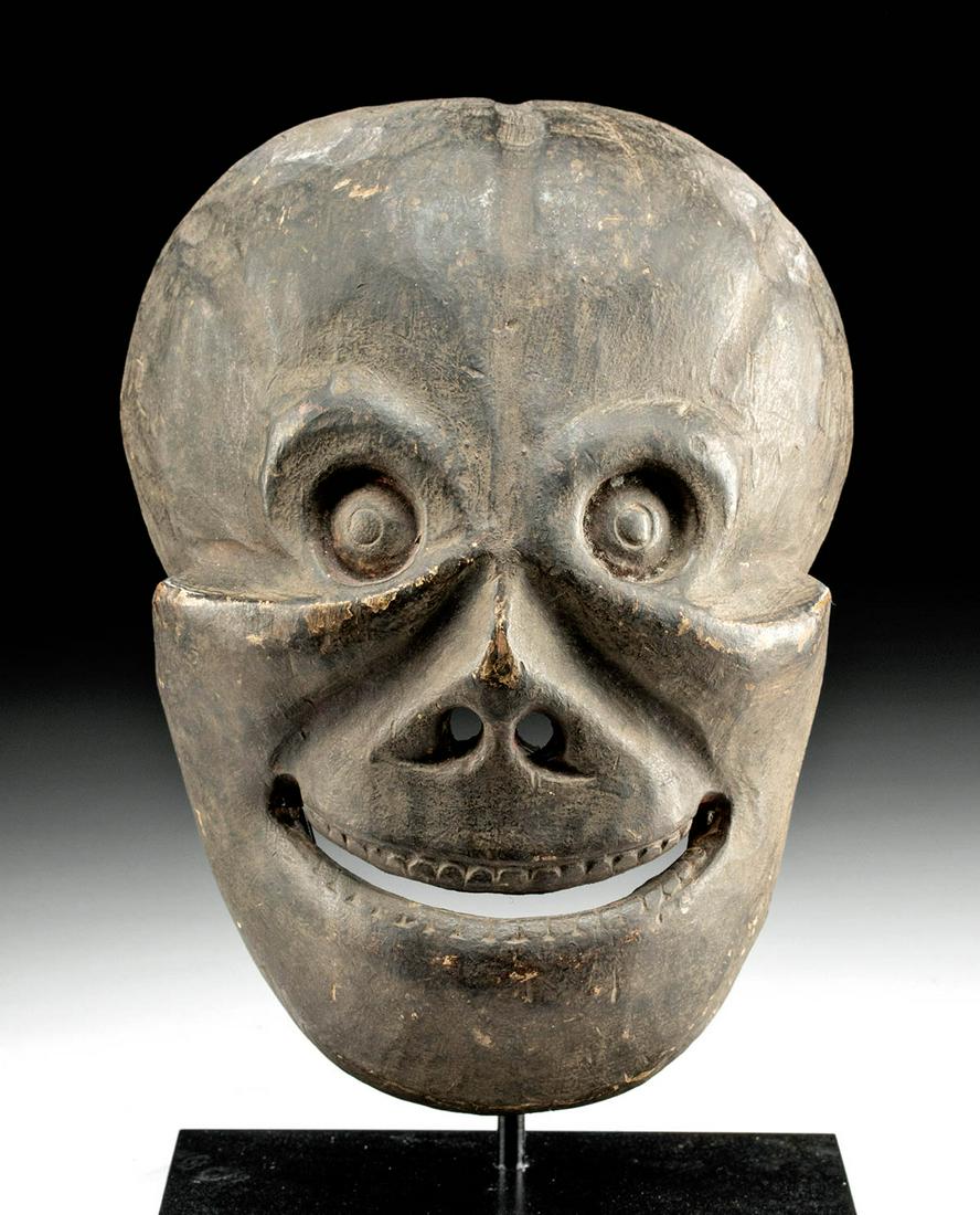 19th C. Nepalese Wood Mask of Citipati Skeletal Deity - Apr 01, 2021 ...