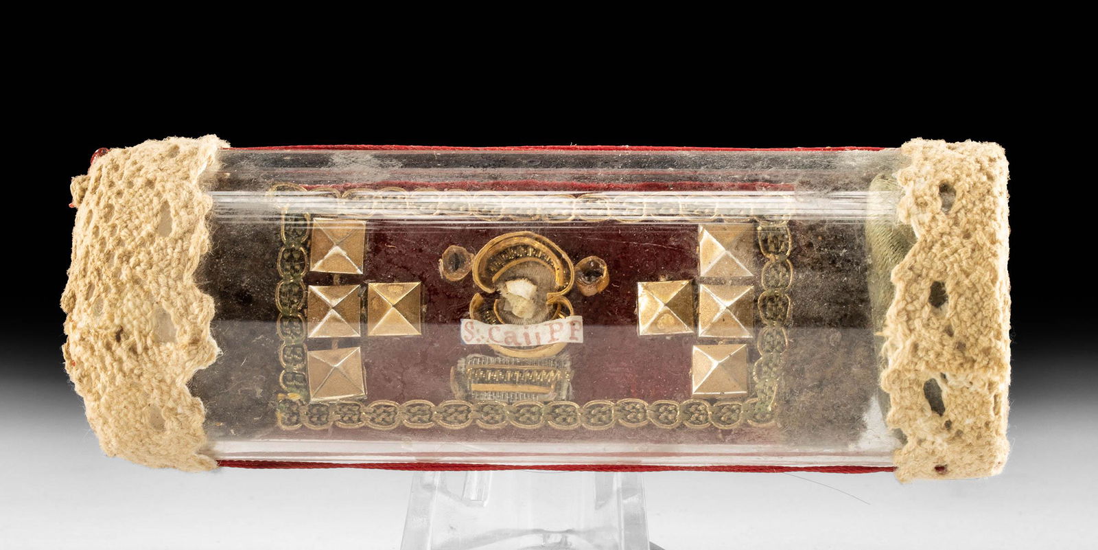 Late 19th C. European Glass Tube Reliquary - St. Caiipp - Dec 17, 2020 ...