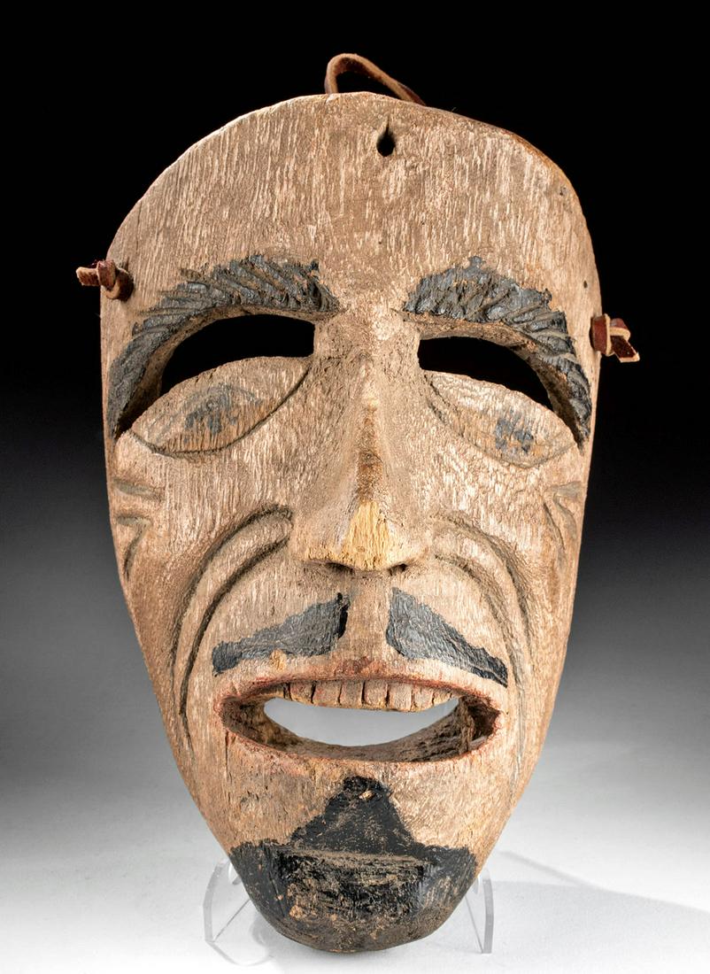 20th C. Javanese Painted Wood Dance Mask - Buta - Aug 31, 2020 ...