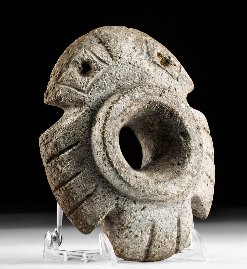 Chavin Stone Mace Head - Fish Form - Feb 11, 2021 | Artemis Gallery in CO