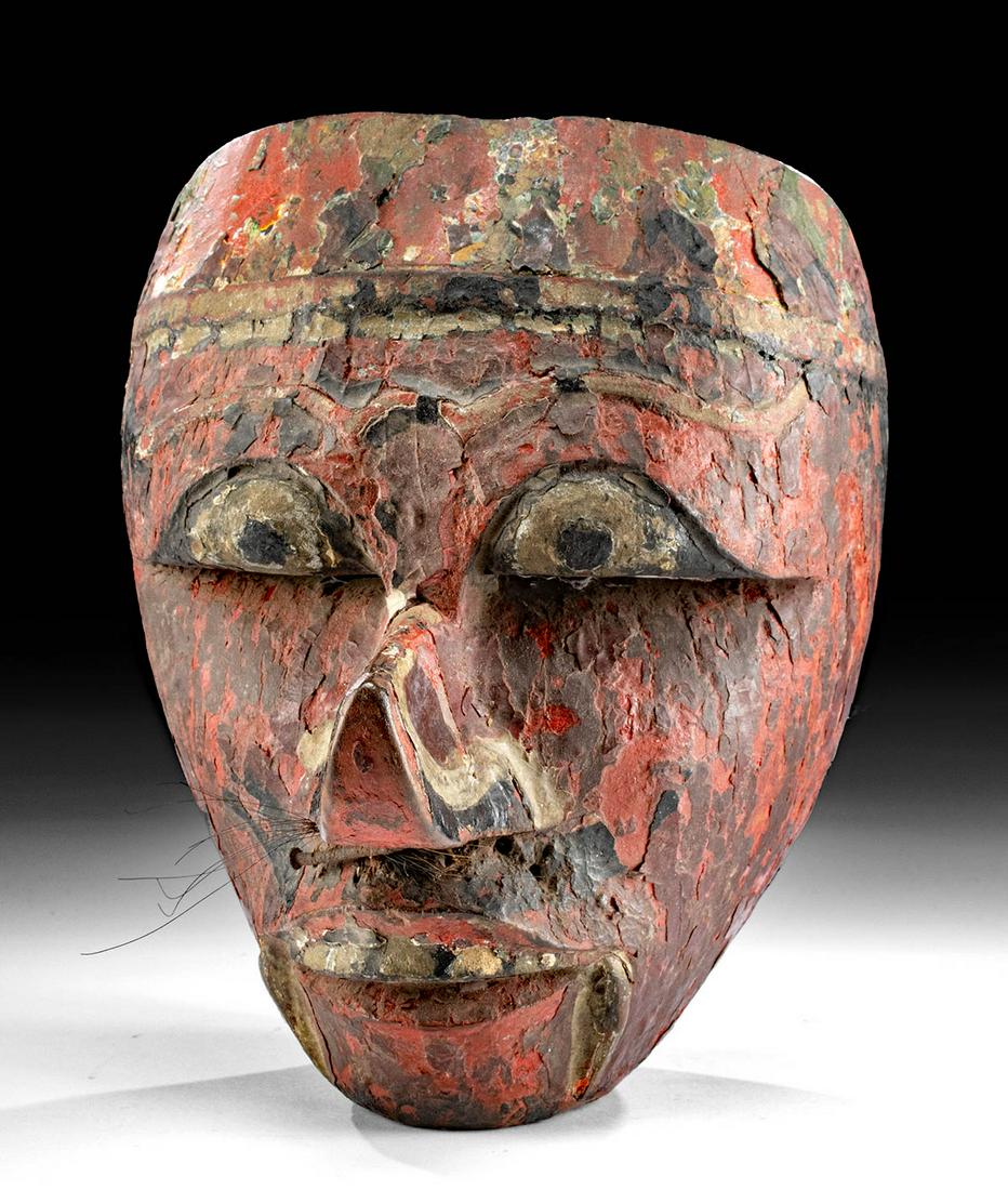 Early 20th C. Javanese Wood Dance Mask Depicting Klana - Apr 15, 2021 ...