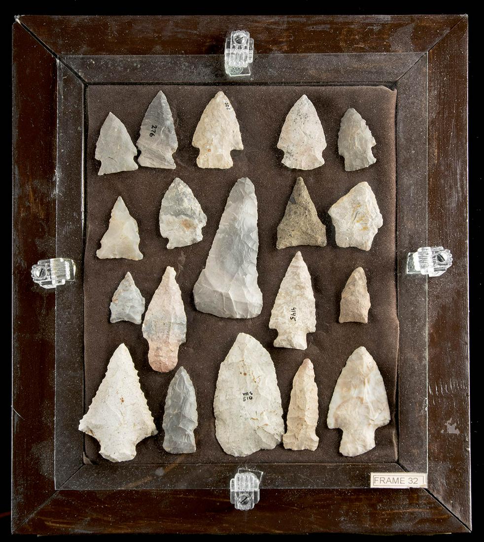 19 Native American Stone Projectile Points