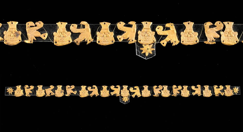 Egyptian Gold Decorative Appliques of Bes & Horus - Jul 22, 2021 ...