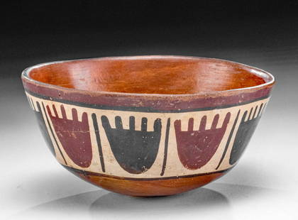 Nazca Polychrome Vessel Star Pattern