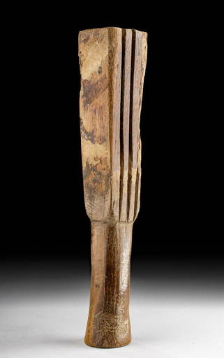 Early 20th C. Polynesian Wood Tapa Beater - Jul 27, 2021 | Artemis ...