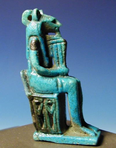 An Egyptian Faience Open Work Sekhmet