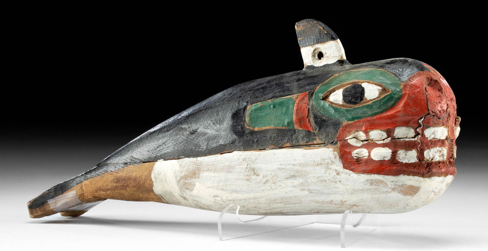Early 20th C. Native American Tlingit Wood Orca Rattle - Sep 02, 2021 ...