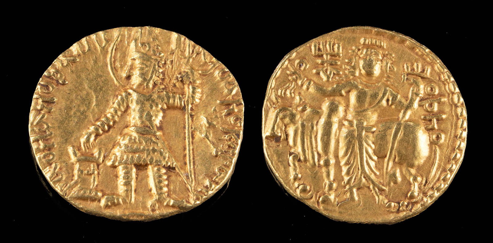 Bactria Kushan Kingdom Vasu Deva I Gold Dinar