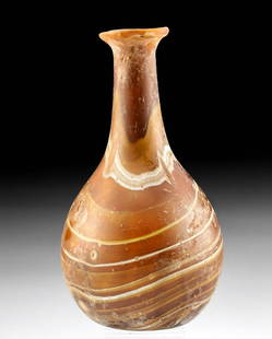 Roman Glass Marbled Vessel