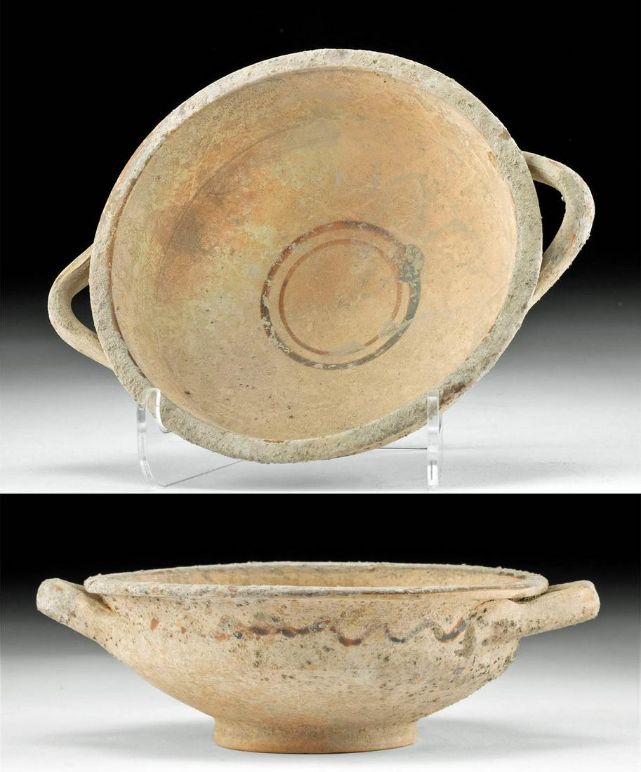 Greek Daunian Pottery Lekanis | Barnebys
