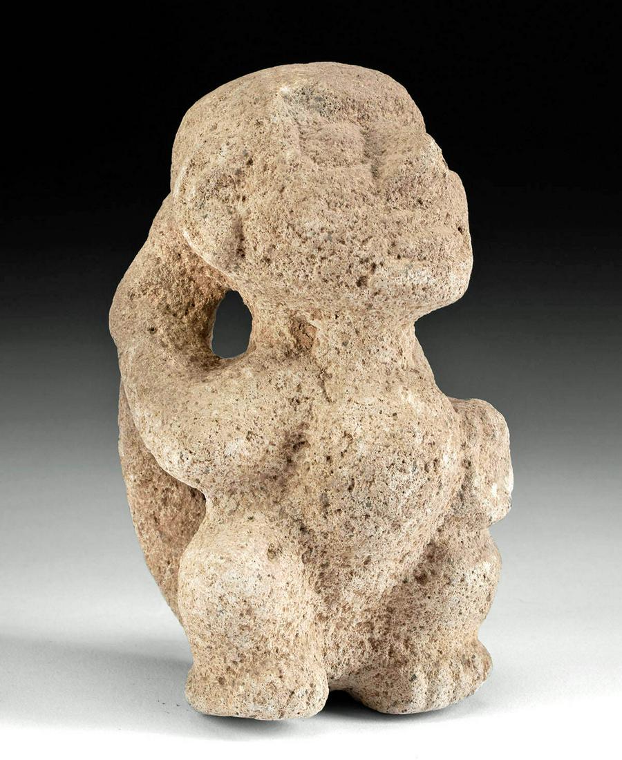 Costa Rican Stone Anthropomorphic Monkey Figure | Barnebys