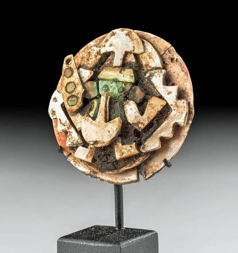 Moche Shell Earspool w/ Nacre & Turquoise - Jan 27, 2022 | Artemis ...