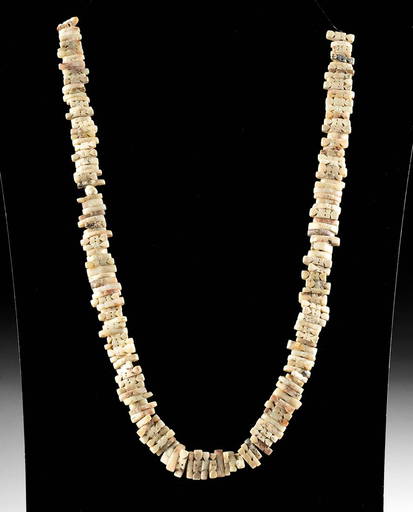 Tairona Stone Bead Necklace 100s Mini Batwing Pendants - Jan 27, 2022 ...