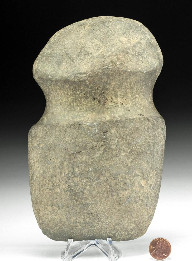 Native American Woodlands Stone Axe Head - Full Groove | Barnebys