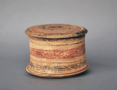 A Greek Corinthian Pyxis