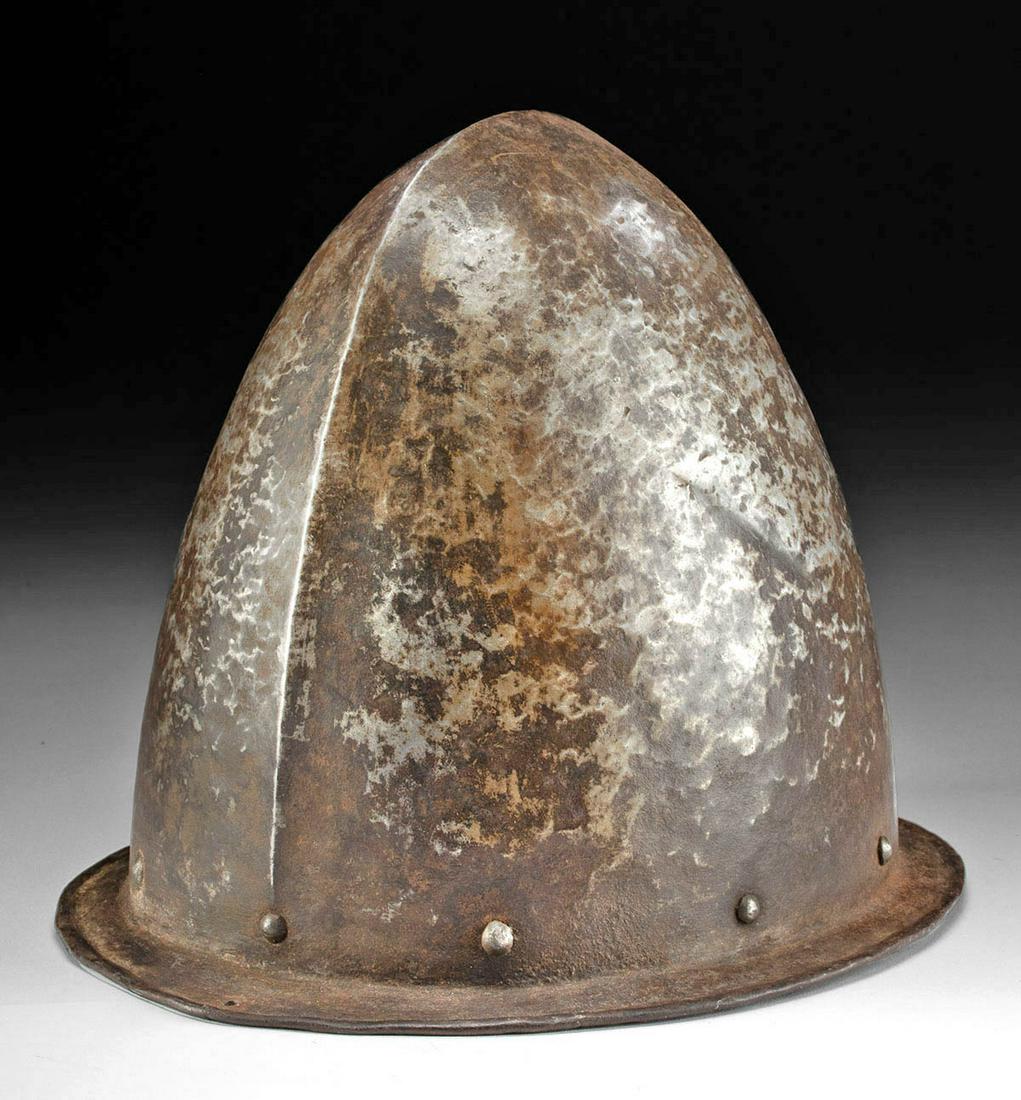Fine 17th C. Spanish Iron Cabasset Helmet - Mar 03, 2022 | Artemis ...