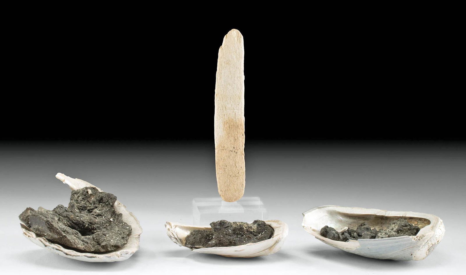 Native American Chumash Abalone Pitch & Bone Tools | Barnebys