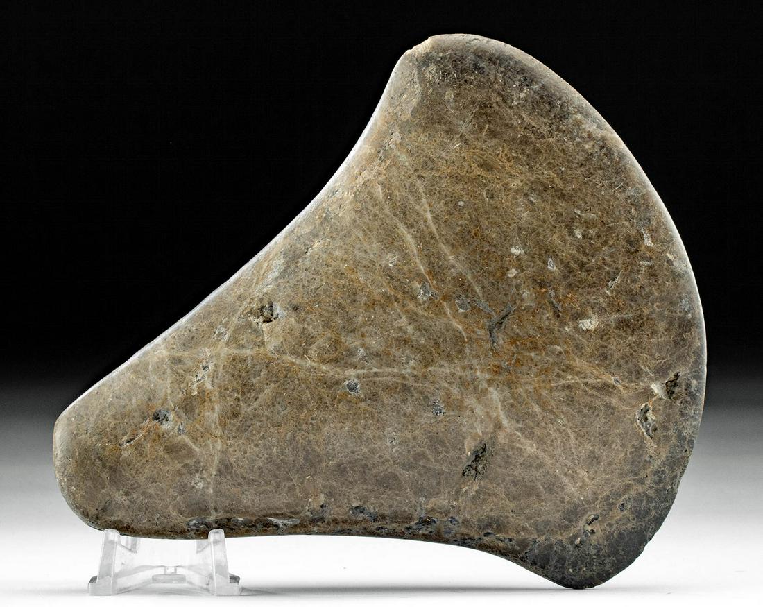 Prehistoric Native American Mississippi Stone Axe Head | Barnebys