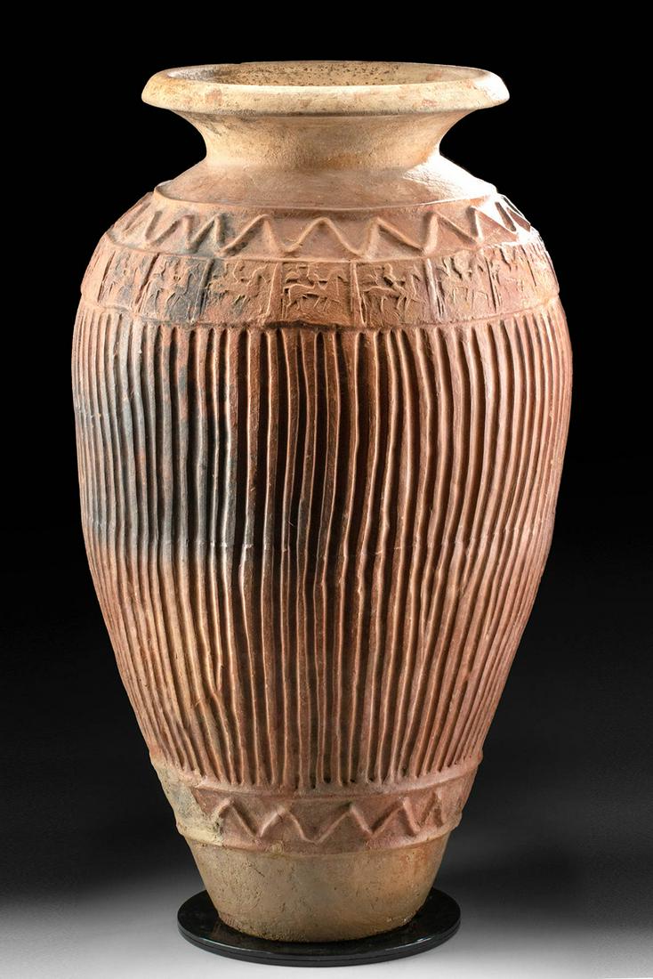 Massive Etruscan Pottery Pithos w/ TL | Barnebys