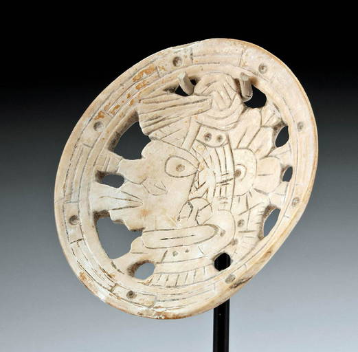 Mississippian Shell Gorget w/ Cosmological Figure - Mar 24, 2022 ...