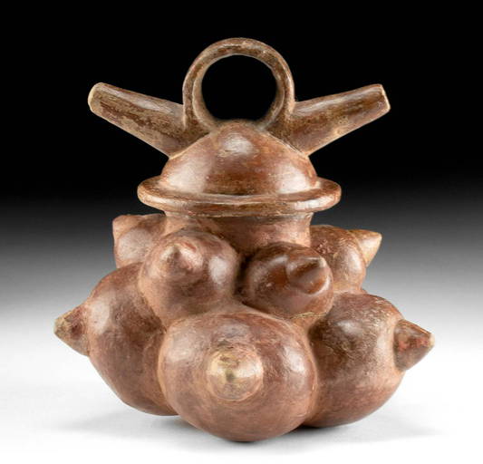 Calima Redware Alcarraza Vessel Mammiform, TL Tested (#0182A) on Mar 24 ...