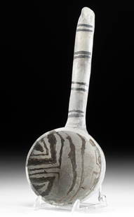 Prehistoric Anasazi Bichrome Pottery Ladle