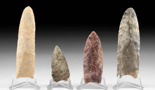 Frame Of Labeled Projectile Points