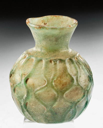 Roman Glass Ampulla Trailed Lattice Pattern - May 05, 2022 | Artemis ...