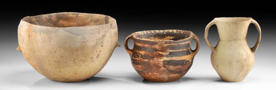 Four Neolithic Pottery Vessels