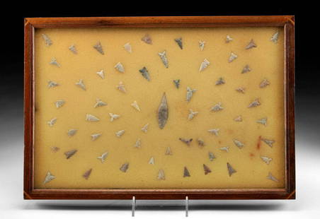 15 Native American Stone Arrowheads