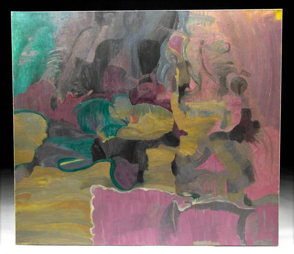 Exhibited Morris Kantor Painting - Odalisk No. 2 (1959) (#0001) on Jun ...