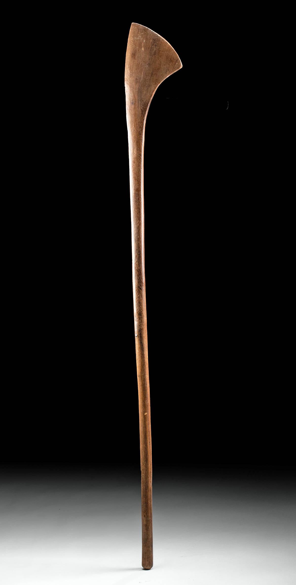 Early 20th C. African Turkana Wood War Club