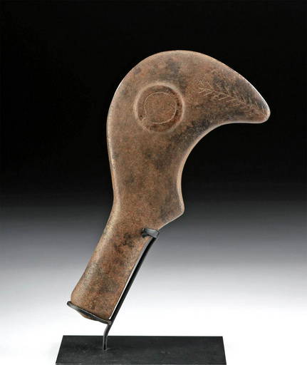 Mapuche Stone Ceremonial Scepter / Clava Avian Form (#0022B) on Aug 18 ...