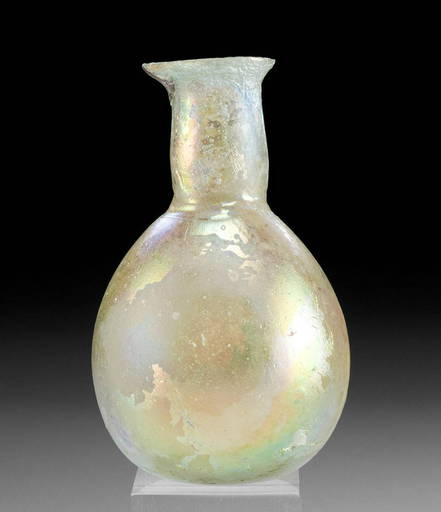 Petite Roman Glass Ampulla w/ Great Iridescence - Aug 18, 2022 ...