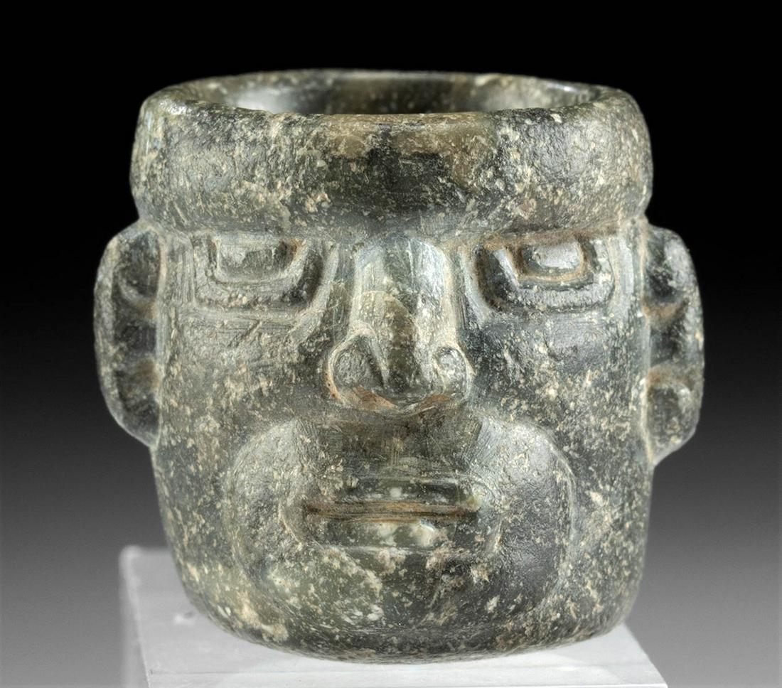 Miniature Chavin Stone Trophy Head Votive Cup - Aug 25, 2022 | Artemis ...