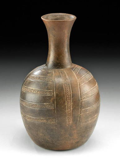 Chavin Pottery Vessel w/ Incised Decorations - Sep 01, 2022 | Artemis ...