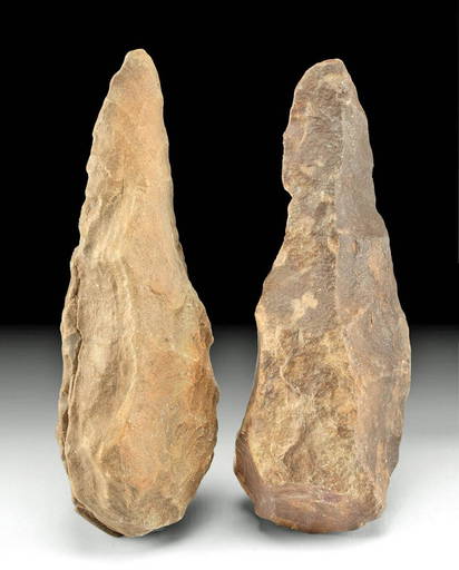 North African Paleolithic Acheulean Stone Hand Axes - Sep 17, 2022 ...