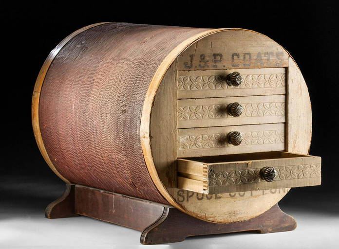 Retail Display Advertising Spool Cabinet - J & P Coats - Sep 24, 2022 ...