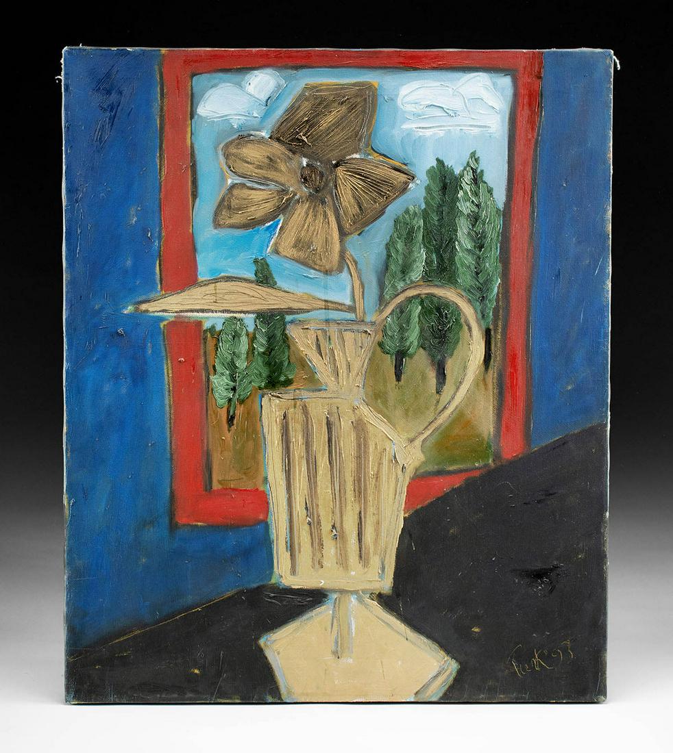 Signed Rudy Turk Painting - "Picasso at Arles" (1993) - Oct 13, 2022 ...