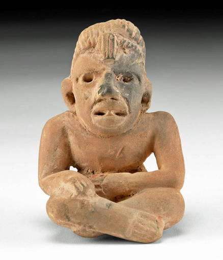 Olmecoid / Proto-Maya Pottery Seated Hunchback Figure - Oct 20, 2022 ...