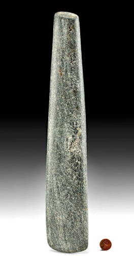 Large Maya Greenstone Celt - Oct 20, 2022 | Artemis Gallery in CO