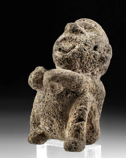 Aztec Stone Crouching Dwarf Figure - Oct 20, 2022 | Artemis Gallery in CO