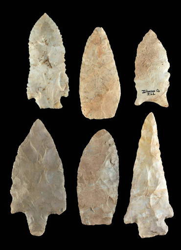 Archaic Native American Stone Projectile Points (#0105) on Oct 27, 2022 ...