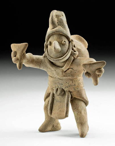 Colima Pottery Standing Cargador Warrior Whistle (#0062A) on Oct 27 ...