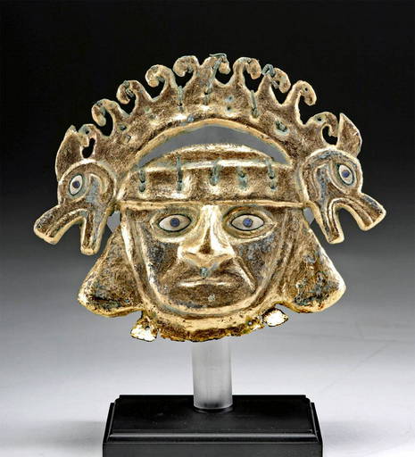Moche Loma Negra Copper Mask Powerful Lord