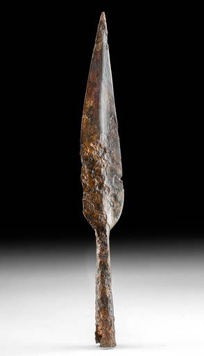 Ancient Celtic Iron Age Socketed Spear Tip - Nov 28, 2022 | Artemis ...