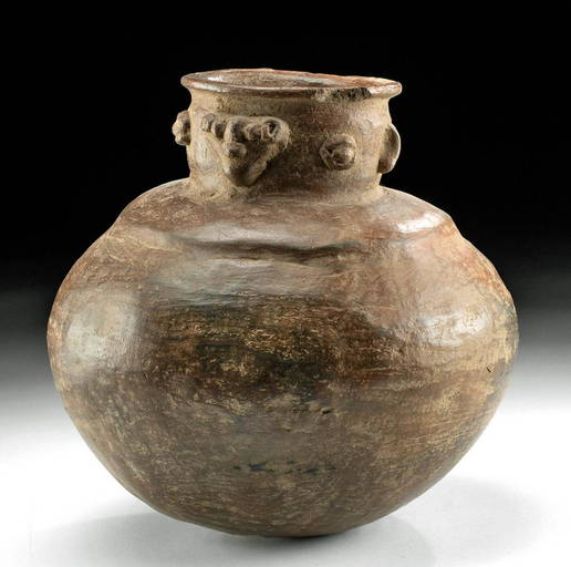 Costa Rican Pottery Jar, Avianesque Form, Ex Schmitt