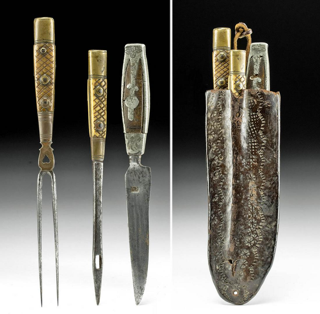 19th C. Western American Iron & Bone Eating Utensils - Dec 01, 2022 ...