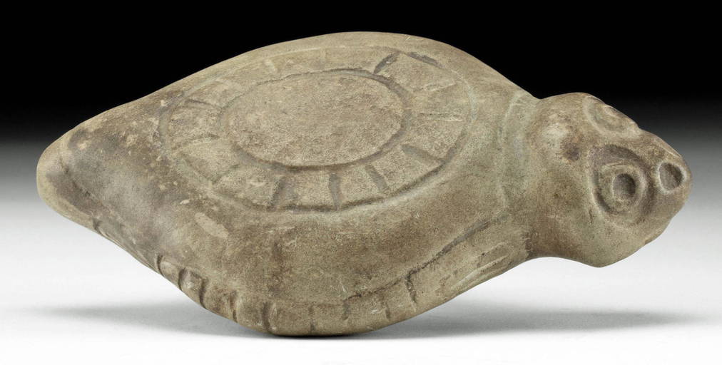 Pre-Columbian Taino Stone Tortoise Effigy - Dec 15, 2022 | Artemis ...